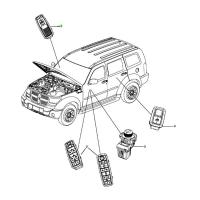 China FARPREEY 4602785AD Right Front Passenger Power Door Lock Window Switch for 2007-2017 Dodge Jeep Chrysler for sale