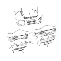 China FARPREEY 68138414AB 68138415AB Left and Right Bumper Bracket for 2014-2018 JEEP Cherokee for sale