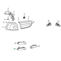 China Rear Fog Lamp Left and Right 68275956AC 68275957AC for 2019-2022 JEEP Cherokee Brand FARPREEY for sale