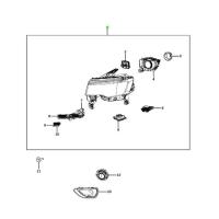 China Headlight Assembly Left and Right 68266651AE  68266650AE for 2016-2017 JEEP Grand Cherokee Brand FARPREEY for sale