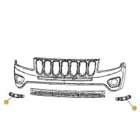 China FARPREEY 5182597AB 5182596AB Left Right Front Bumper Plastic Bracket for Jeep Compass 2011-2017 for sale
