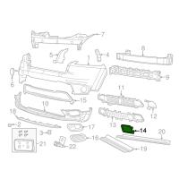 China Car Accessories Between for 2014-2018 JEEP CHEROKEE BEZEL Adaptive Cruise Control 68203218AA for sale