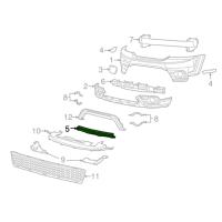 China FARPREEY 68223780AB Plastic Black Trim Panel Front Bumper Lower Guard for 2014-2020 Dodge JOURNEY for sale