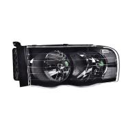 China Fit for 2002-2005 Dodge Ram 1500 2500 3500 Clear/black Headlights55077121AF 55077120AF  Left Right for sale