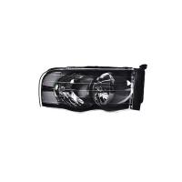 China Fit for 2002-2005 Dodge Ram 1500 2500 3500 Clear/black Headlights55077121AF 55077120AF  Left Right for sale