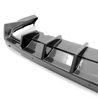 China Big Fin Style Carbon Fiber Rear Bumper Lip Diffuser Lip for Dodge Challenger Hellcat 15-19 for sale