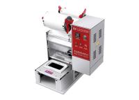 China Stainless Steel Semi Automatic Tray Sealing Machine With ISO9001 for sale