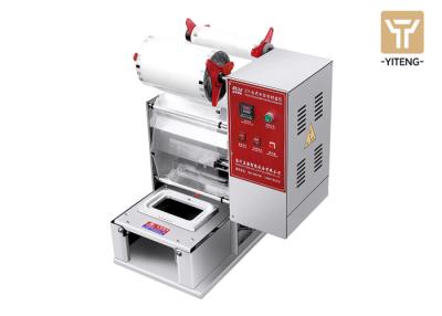 China 500W Table Top Tray Sealing Machine Food Thali Packing Machine Semi Automatic for sale