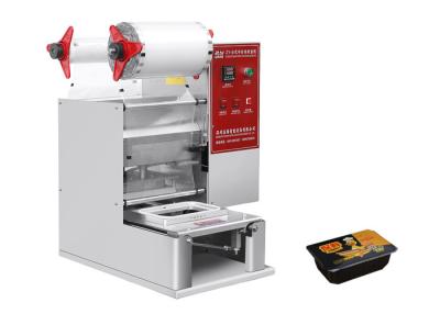 China OEM ODM Table Top Tray Sealing Machine Fast Food Tray Sealer for sale