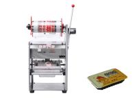China Manual Handpress Semi Automatic Tray Sealing Machine 300W for sale