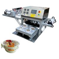 China 1500W 220V Bowl Sealer Machine Half Automatic For Fast Food for sale