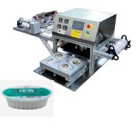 China 1500W 220V Bowl Sealer Machine Half Automatic For Fast Food for sale