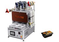 China 4 pcs Desktop MAP Tray Sealer Machine Foil Tray Sealing Machine For Extending Food Shelf Life for sale