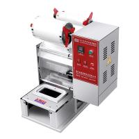 China OEM ODM Table Top Tray Sealing Machine Fast Food Tray Sealer for sale