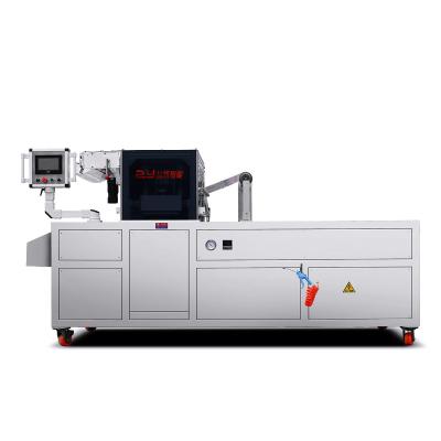 China 6500W Continuous Food Tray Sealer Machine Vacuum Modified Atmosphere With Gas Mixture for sale