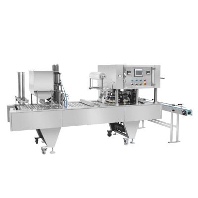 China CE Standard 360mm Continuous Food Tray Sealer Machine Gas Flush For Cheese Tofu for sale