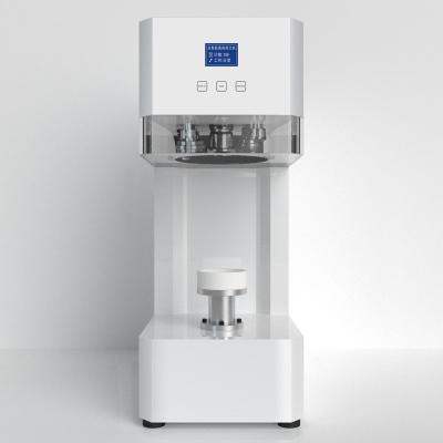 China 120W 220V Tabletop Tin Can Sealing Machine Soda Can Seamer 700 Pcs/Hour for sale