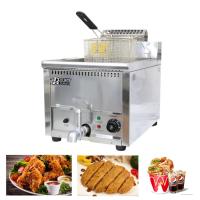 China 3.6kw 18L Tabletop Commercial Electric Deep Fryers , Electric Chips Fryer for sale