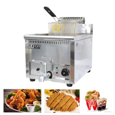 China 3.6kw 18L Tabletop Commercial Electric Deep Fryers , Electric Chips Fryer for sale