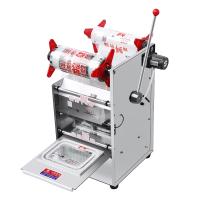 China 700W Multi Function Tabletop Semi Automatic Tray Sealer For Restaurent for sale