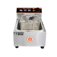 China Stainless Steel Single Tank Tabletop Electric Deep Fryers 5L Deep Fat Fryer Commercial for sale