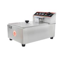 China Stainless Steel Single Tank Tabletop Electric Deep Fryers 5L Deep Fat Fryer Commercial for sale