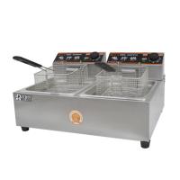 China Stainless Steel Single Tank Tabletop Electric Deep Fryers 5L Deep Fat Fryer Commercial for sale