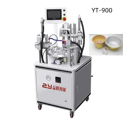 China MAP Semi Automatic Plastic Bowl Sealing Machine With Nitrogen Gas Mixer for sale