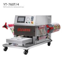 China OEM ODM Semi Auto Plastic Bowl Sealing Machine With Without Gas Flush for sale