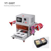 China 1200W Tabletop Plastic Food Tray Sealing Machine Semi Auto for sale