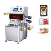 China 2100W Plastic Food Tray Sealing Machine Food Plate Sealing Machine 40m³/h for sale