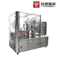 China 3.5KW Continuous Plastic Food Tray Sealing Machine Tray Heat Sealer For Supermarket for sale