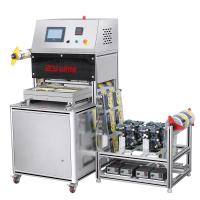 China Gas Flush Modified Atmosphere Bowl Sealer Machine Prolong Food Shelf Life for sale