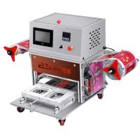 China Gas Flush Modified Atmosphere Bowl Sealer Machine Prolong Food Shelf Life for sale