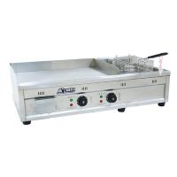 China 2500W Electric Deep Fryers 5L Deep Fat Fryer With Griddle for sale