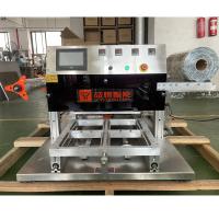 China Hygiene SUSU304 MAP Plastic Food Tray Sealing Machine Meal Tray Wrapping  Machine For Meat Preserve for sale