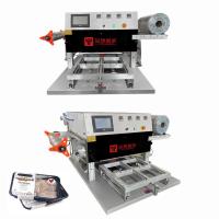 China Automatic Tabletop Vacuum Tray Sealer Machine Commercial Food Tray Sealer 110V 1800W for sale