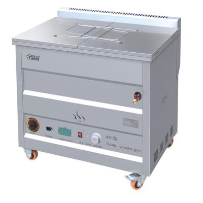 China 100w 40L Large Capacity Electric Deep Fryers Stainless Steel for sale