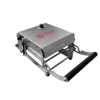 China 600W Manual Tray Sealing Machine Tray Box Sealer Machine SUS304 6061 Aluminum Alloy for sale