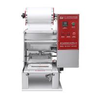 China SUS304 Table Top Tray Sealing Machine Roll Film for tray and bowl for sale