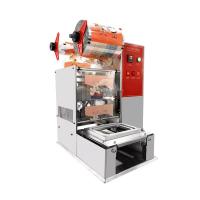 China SUS304 Table Top Tray Sealing Machine Roll Film for tray and bowl for sale
