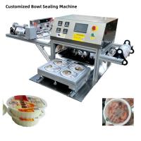 China 3kw Nitrogen Filling Accurate Food Thali Packing Machine Bowl Sealer Machine For Food Packaging for sale