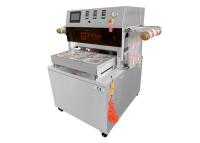 China Vertical Pneumatic Vacuum Food Tray Sealer Machine Meat Tray Sealer Machine for sale