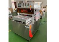 China Vertical Pneumatic Vacuum Food Tray Sealer Machine Meat Tray Sealer Machine for sale