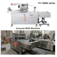 China Linear Automatic Vacuum MAP Sealing Machine Gas Flush Equipment For Perserving Food for sale