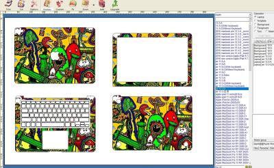 China Notebook Decal Laptop Skin Making Machine 3m Vinyl Macbook Protective Sticker Software for sale