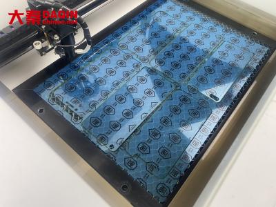 China ODM CO2 Laser PVC Film Mobile Screen Protector Cutting Machine Automatic for sale