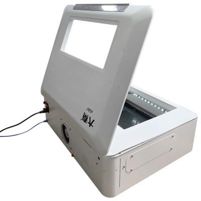 China Portable 40w Mobile Glass Protector Cutting Machine Mini Fiber for sale
