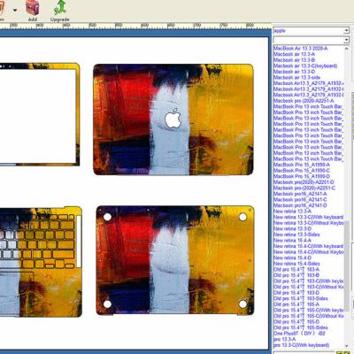 China Daqin Full Body Screen Guard Laptop Skin Making Machine Software ODM for sale