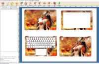 China Daqin Laptop Vinyl Skin And Sticker Making Machine CE for sale